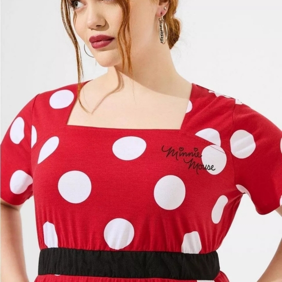 torrid | Dresses | Torrid Minnie Mouse Plus Size 5 Dress Halloween ...